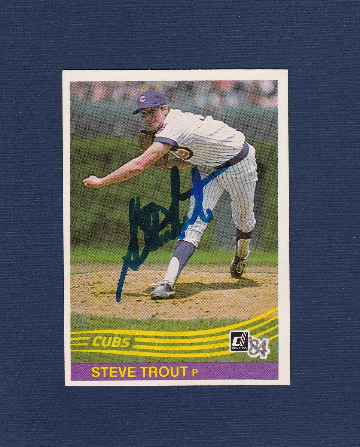 Steve Trout signed Chicago Cubs 1984 Donruss baseball card | eBay.de