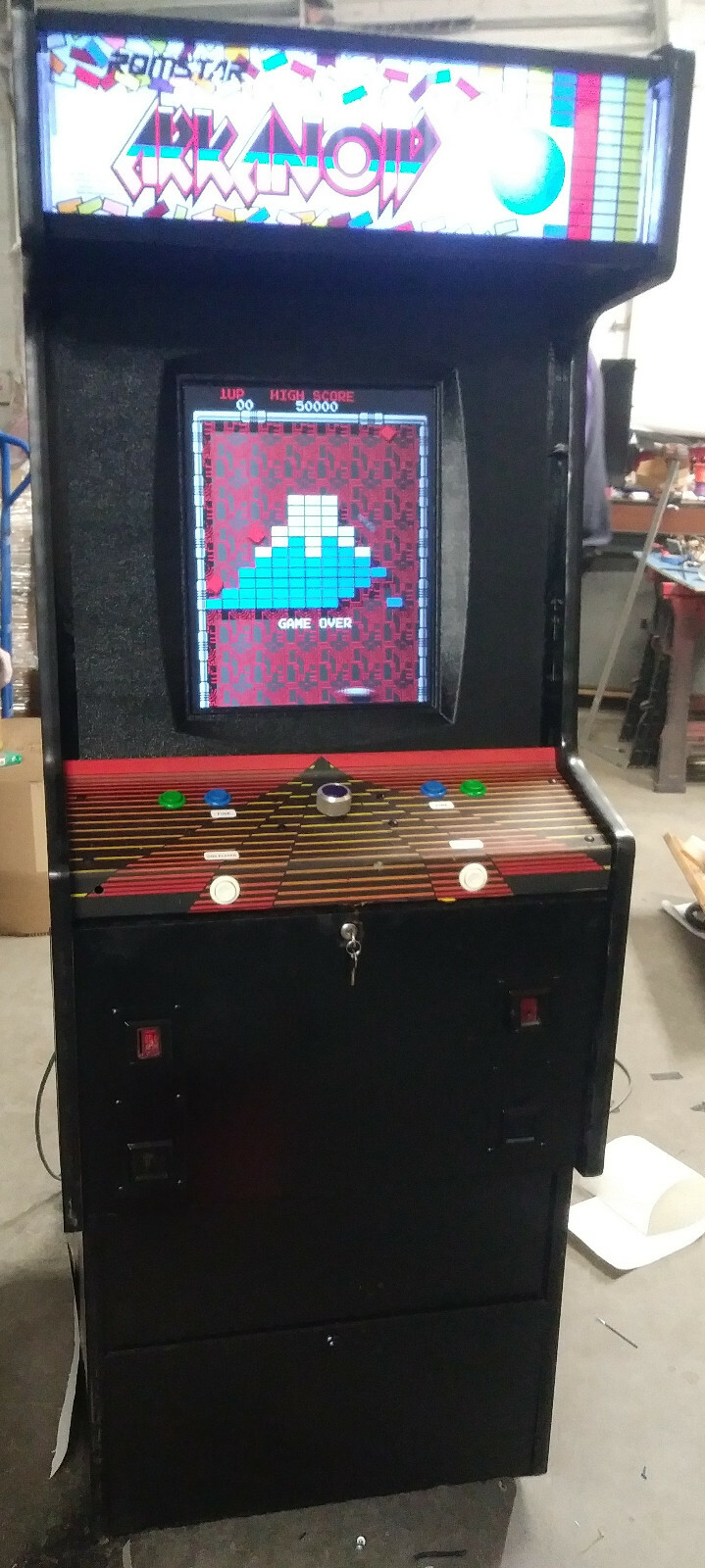 ARKANOID ARCADE MACHINE by TAITO/ROMSTAR (Excellent Condition) *RARE ...