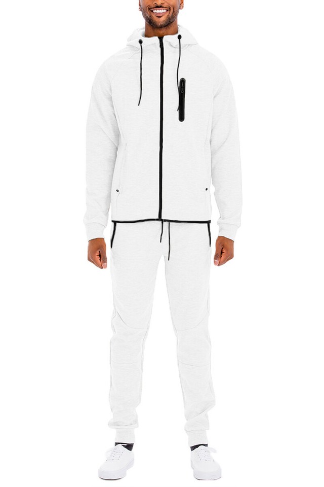 Men’s Tracksuit Set – Tech Fleece Track Suit Hooded Jacket and Pant Set ...