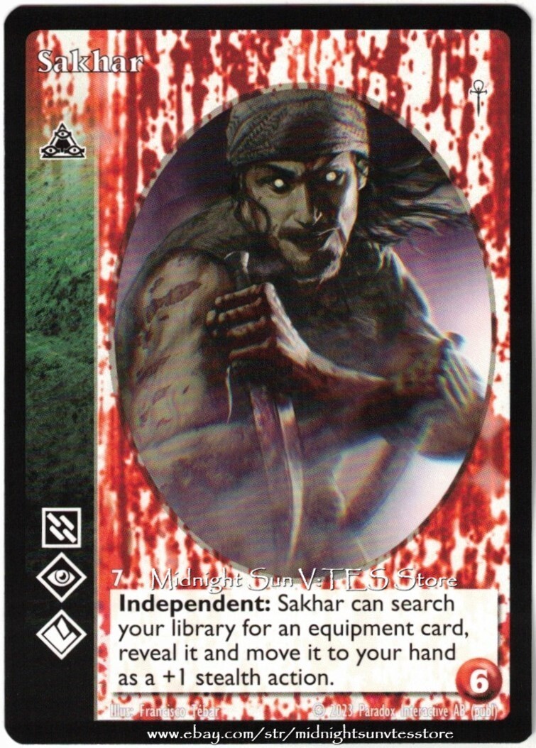 Sakhar Salubri Fifth Edition V5 V:TES VTES Vampire CCG | eBay