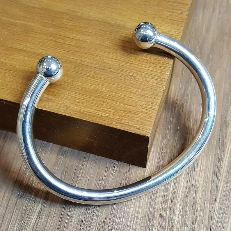 6mm Silver Torque Bangle Silver Bangle Torque Mens Torque Bangle ...