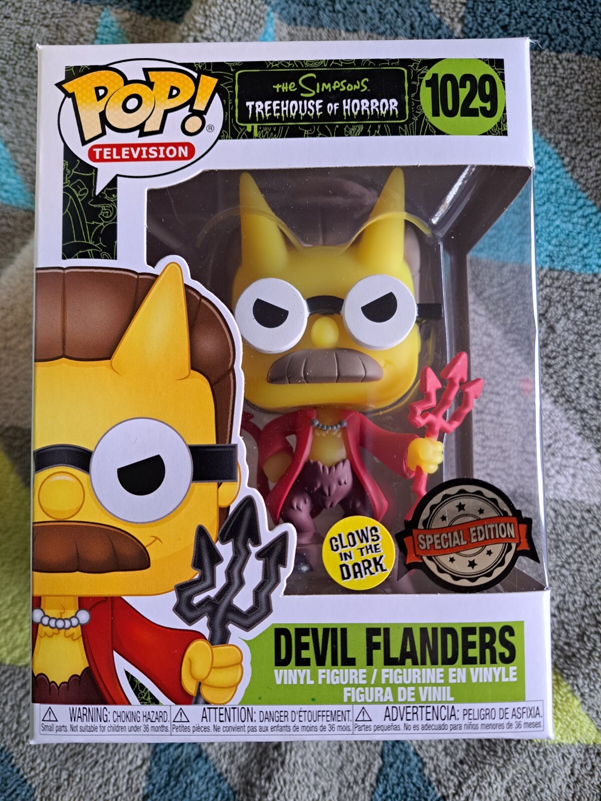 Devil Flanders Pop 1029 GLOW - Simpsons Funko Pop! Vinyl 2020 ...
