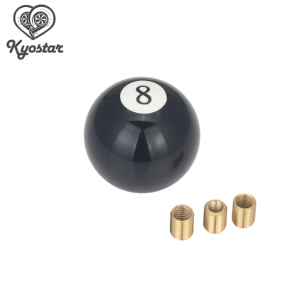 Universal Plastic Billiard Black 8 Eight Ball Car Gear Shift Knob ...