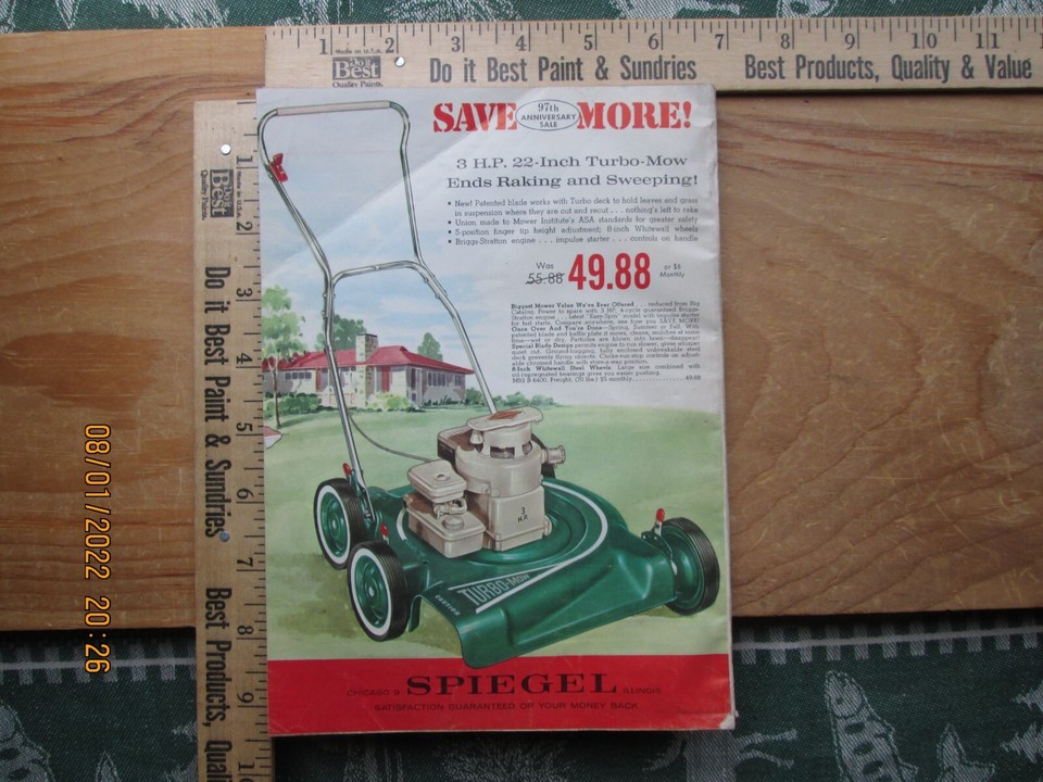 spiegel 97th anniversary sale catalog 1962 | eBay