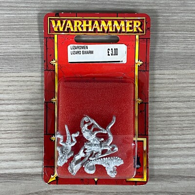 LIZARD SWARM LIZARDMEN METAL WARHAMMER SERAPHON BLISTER PACK NEW THE ...