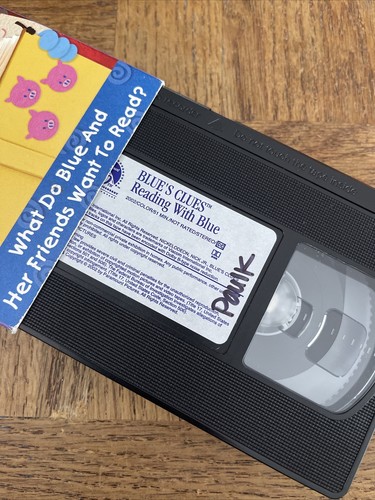 Blues Clues - Reading With Blue (VHS, 2002) for sale online | eBay