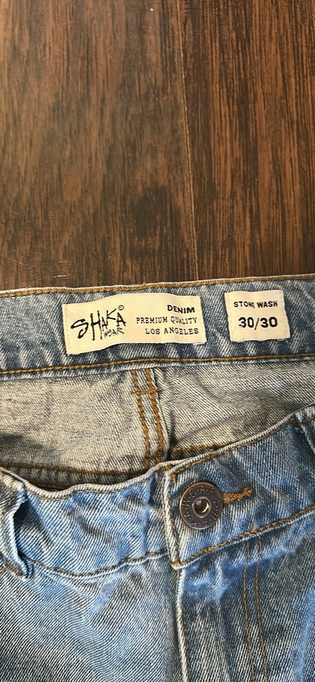 Shaka Wear Denim Jeans 30x30 Stone Wash | eBay