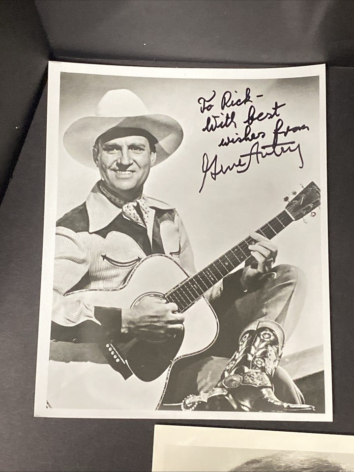 Lot Of 5 Original Signed Auto Lot 8x10 Gene Autry, Don Ameche, Edd ...