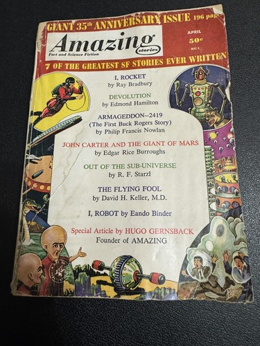 Amazing Stories Pulp Magazine 1949 I Paint from Death and 35 ...