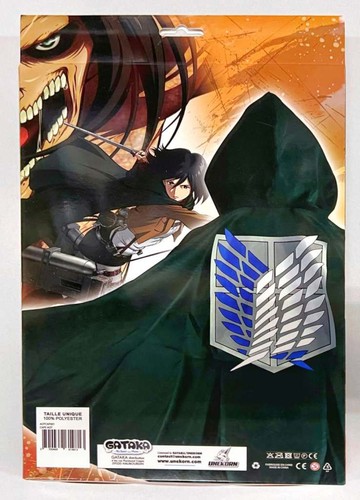 AOT OFFICIAL GREEN CAPE IN CARDBOARD BOX | eBay