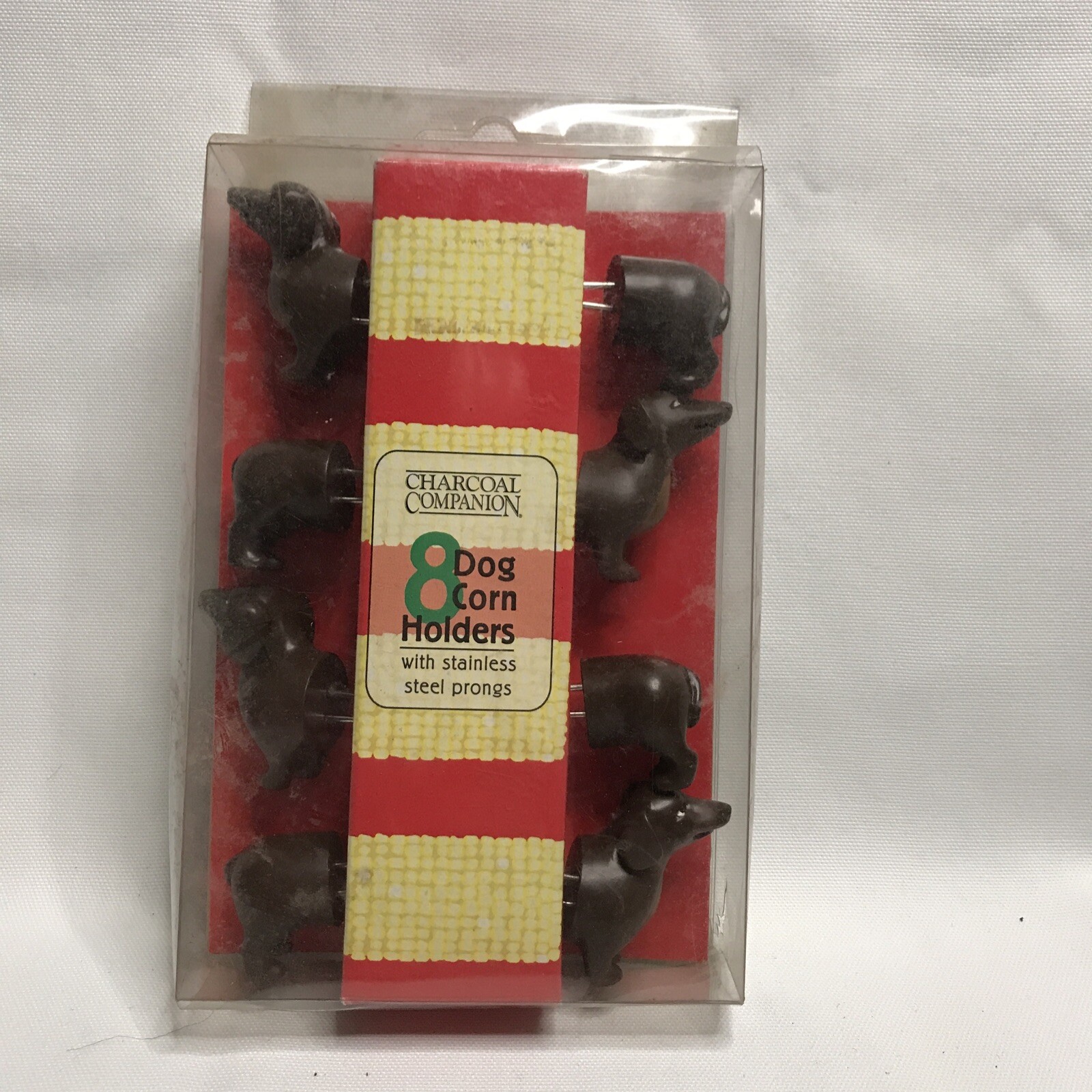 Charcoal Companion Dog Corn Holders ~ Dachshund ~ Set of 4 ~ New in Box ...