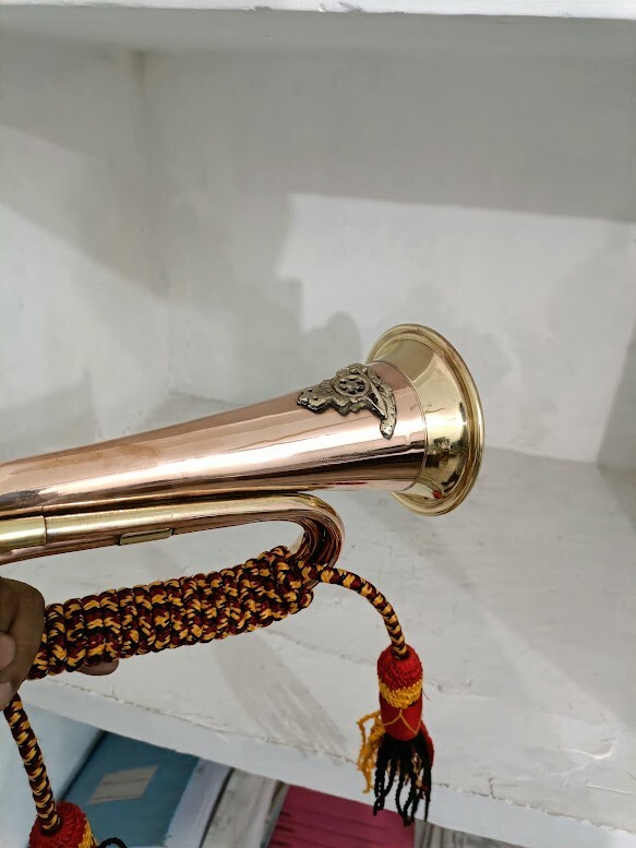 Copper Brass Bugle Military Cavalry Orchestra Band Bigul Set of 20 unit ...