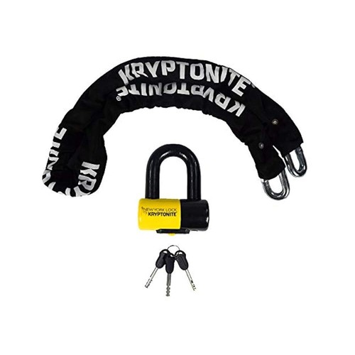 Kryptonite 1515 Bike Chain Lock, 5ft, 14.5mm Steel, Security Rating 10/ ...