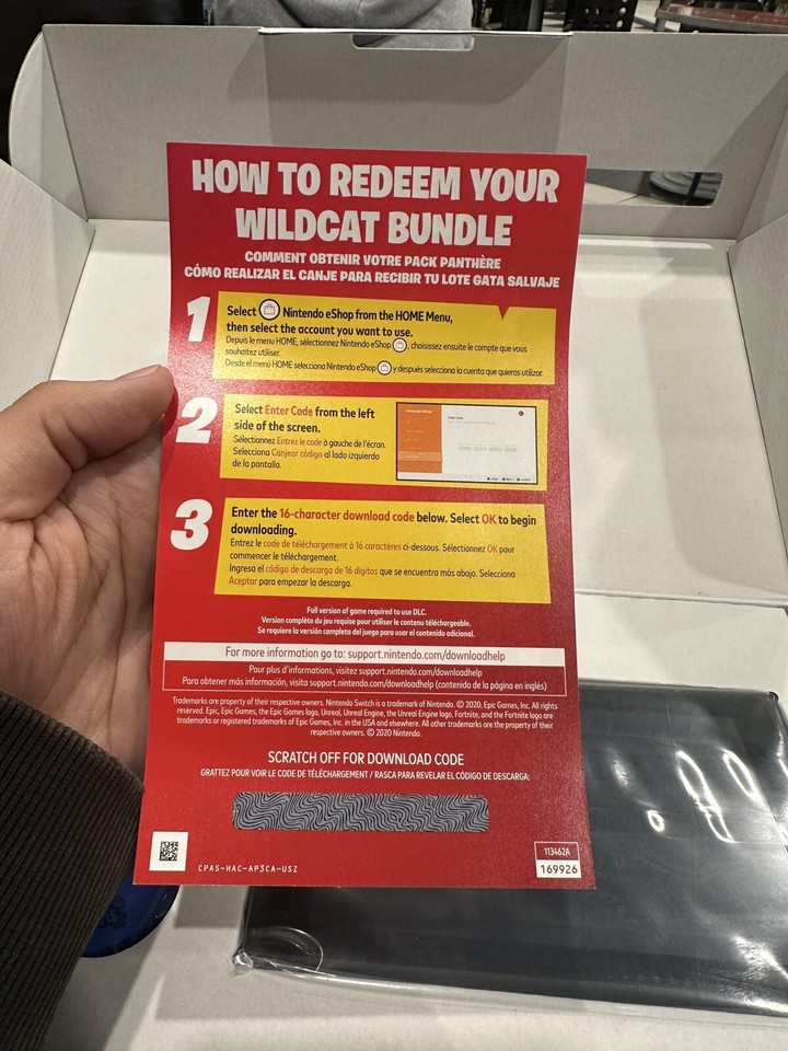 Fortnite Wildcat Code Bundle Unused MESSAG3 B4 BUY1NG | eBay