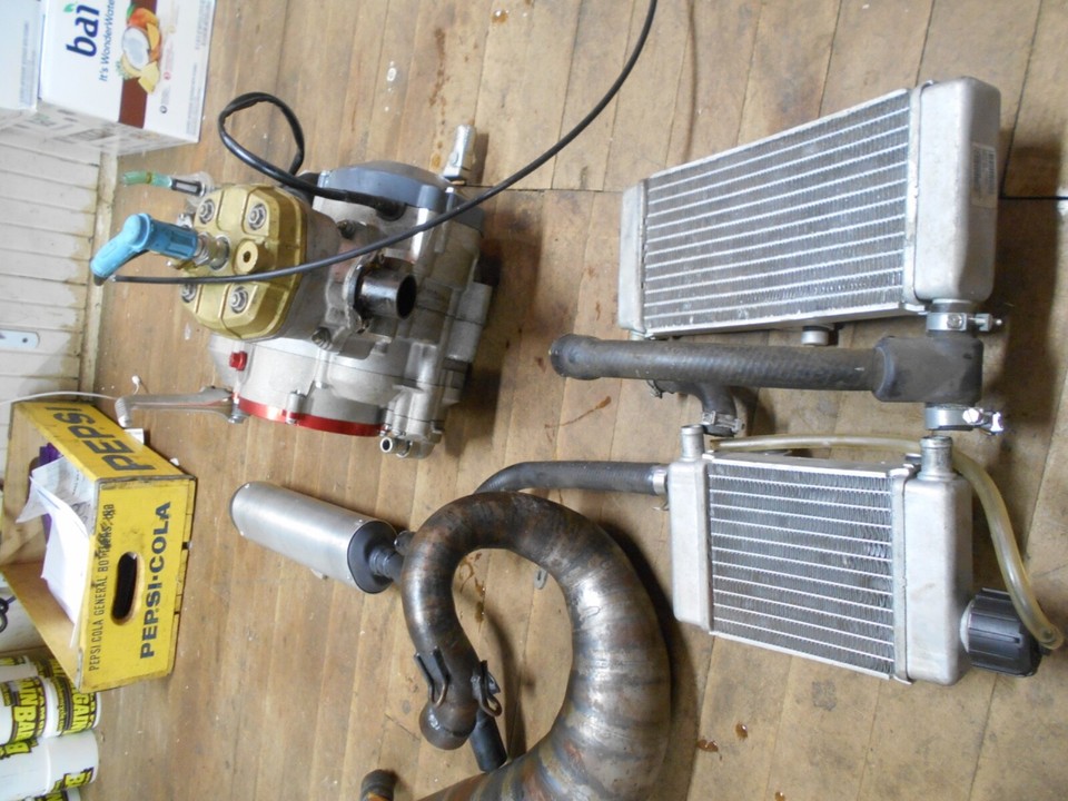 METRA KIT 65CC NEW 2 STROKE ENGINE ASSEMBLY EXH/RADS/MOTOR/CARB YZ RM ...