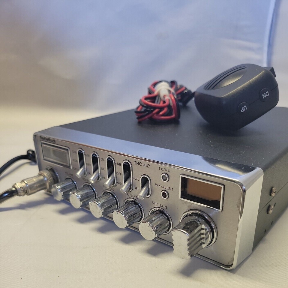 RadioShack TRC-447 40-Channel CB Radio with Weather Channel Vintage | eBay