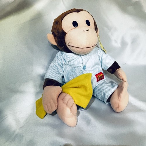Curious George in Pajamas Monkey Stuffed Animal Plush Toys Soft Cute ...