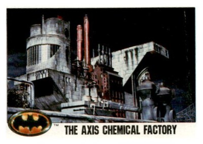 1989 Topps Batman Series One The Axis Chemical Factory #26 | eBay