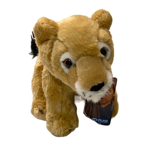 Nature Planet Lioness Cub Plush 12" Tan Plan International Equality for ...