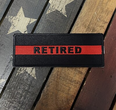 Thin Red Line RETIRED Patch, Firefighters | eBay