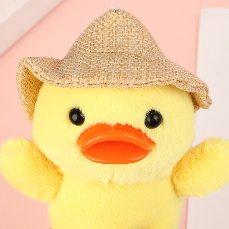 1Pc 13cm Super Cute Little Stuffed Duck Toy Mini Kawaii Duck Keychain ...