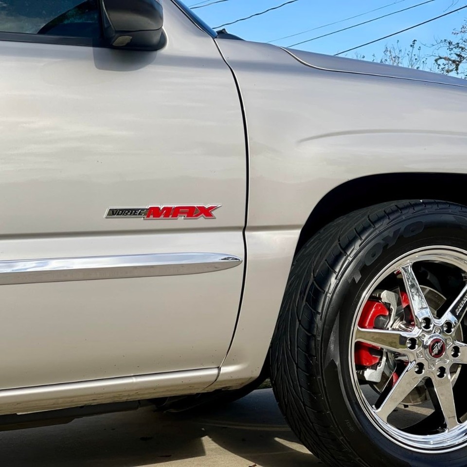 2Pcs Vortec Max Emblem Badge for Silverado GMC Sierra Fender Side Door ...