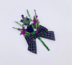 Scottish Buttonholes~Choice of Pride of Scotland Tartan~Choice of ...