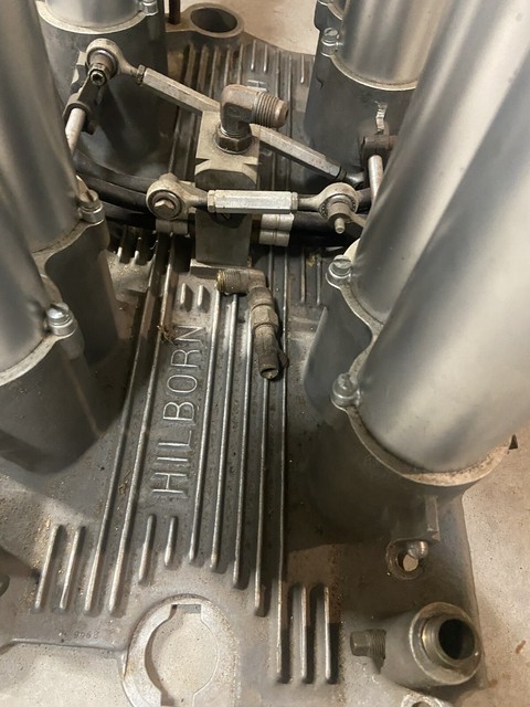 HILBORN Intake Fuel Injection SBC 265 C 8d Small Block Chevy Racing ...