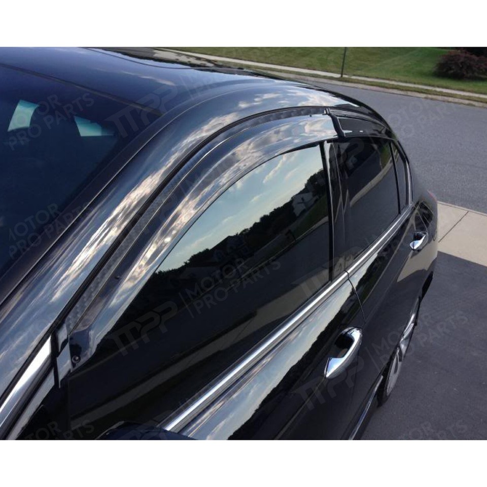 For Subaru Impreza 2017-2023 Carbon Fiber Print Trim Window Visors Wind ...