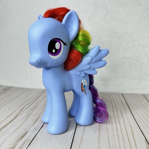 HASBRO Large My Little Pony Rainbow Dash 8" Friendship Is Magic Swivel ...