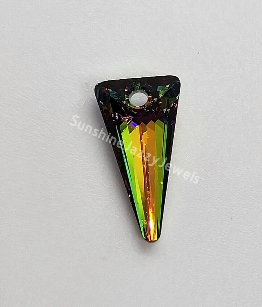 Swarovski Crystal Vitrail Medium 18x10mm Spike 6480 Pendant | eBay