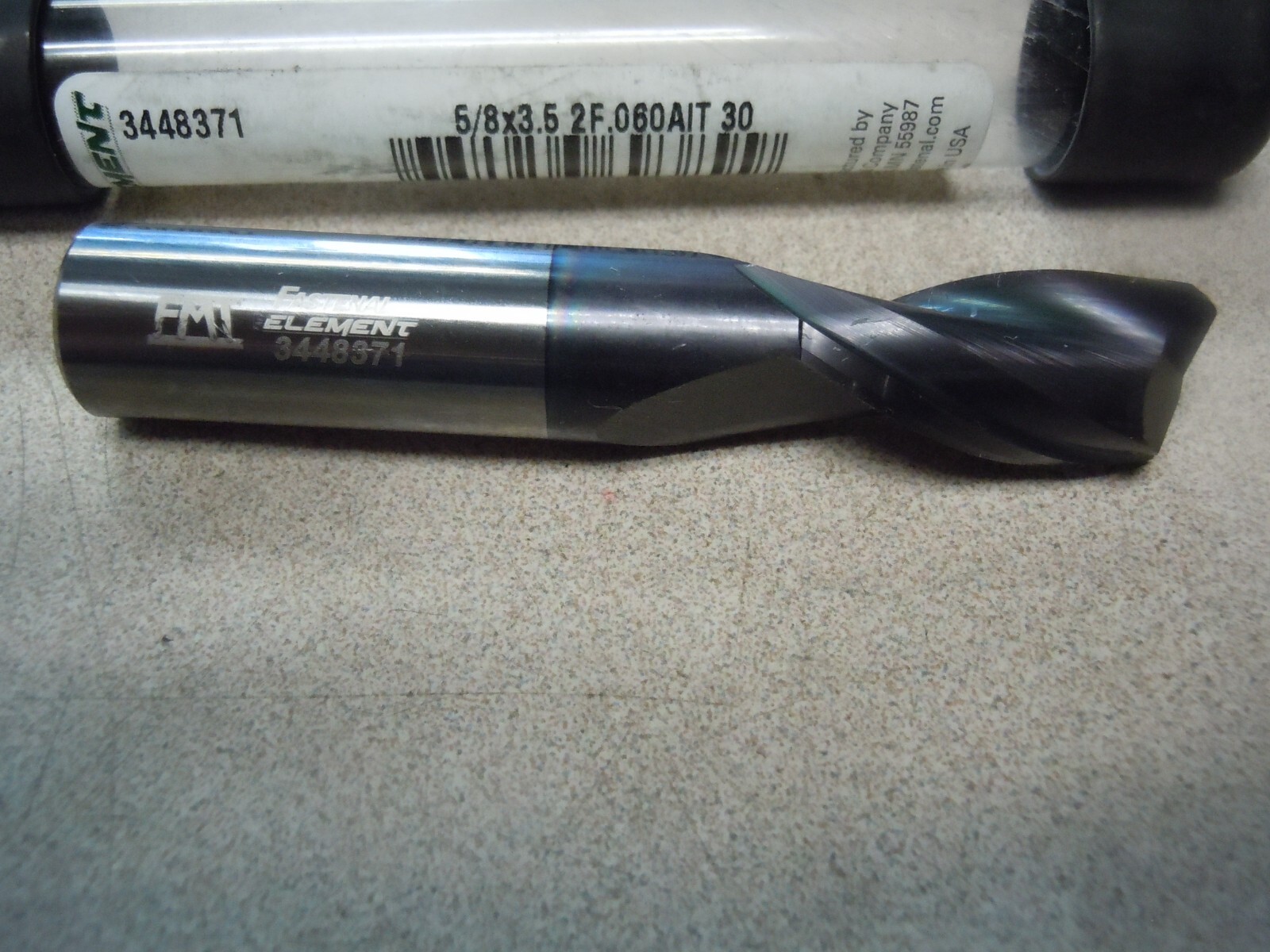 5/8" x 1-1/4" x 3-1/2" .060 CR Carbide 2 Fl 30° Hlx Finishing CR EM ...