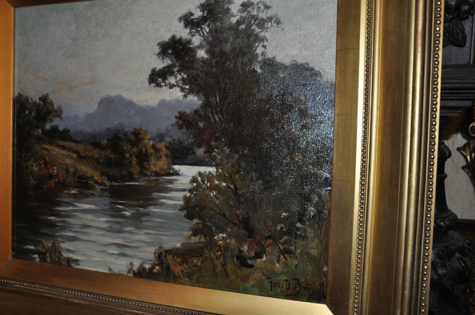 19th century by well listed Artist Frederick-Davenport Bates (1867 ...