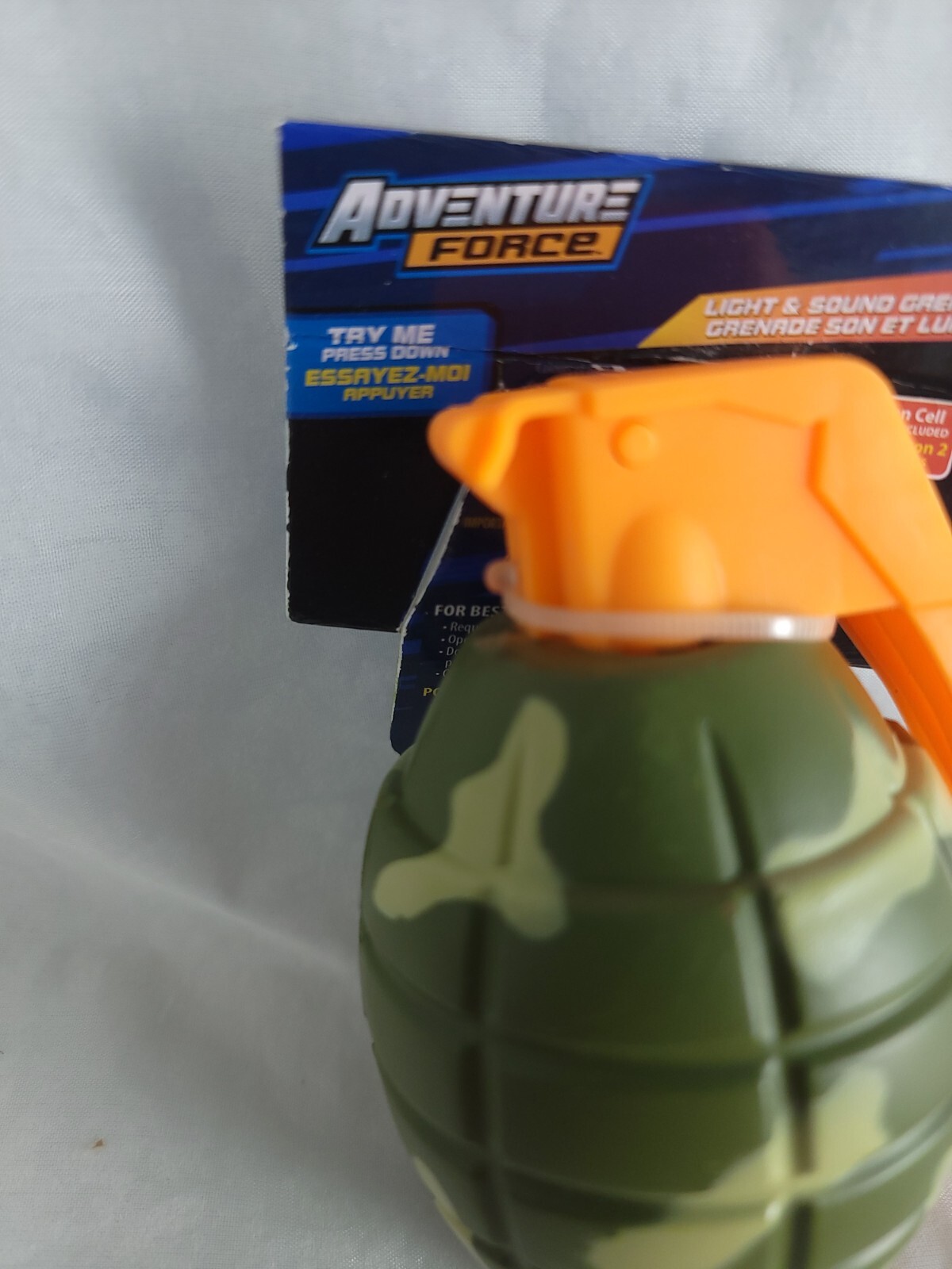 Adventure Force Kids Childrens Toy Grenade With Lights And Sounds Brand ...
