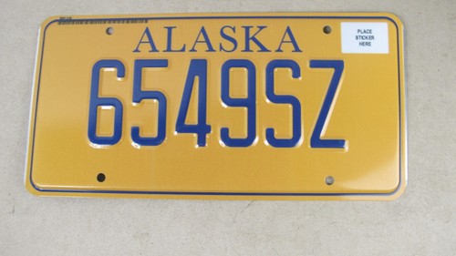 ALASKA licence/number plate US/United States/American/USA OHJ 934 ...