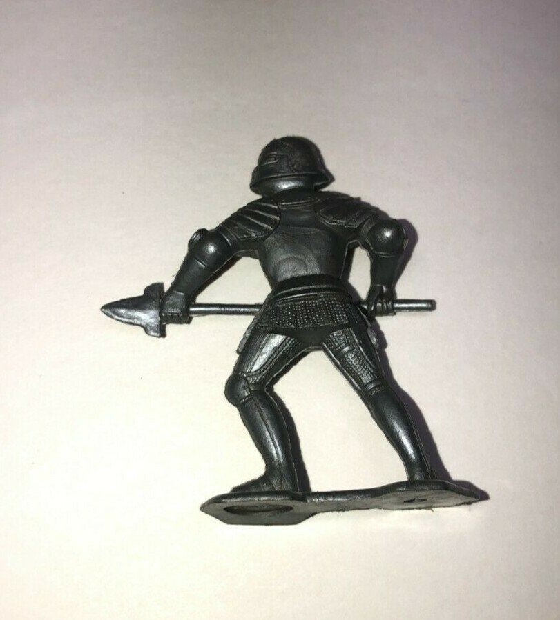 Vintage 1965 Plastic Toy Knight in Armor by Marx 2 1/4" tall | eBay