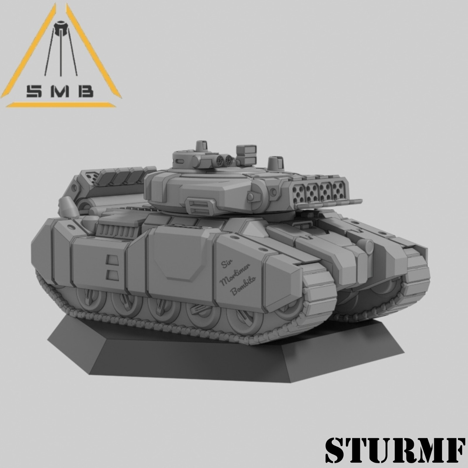 Battletech Alternative - Sturm SRM Tank x2 Pack w/ Hex Bases (6mm scale ...