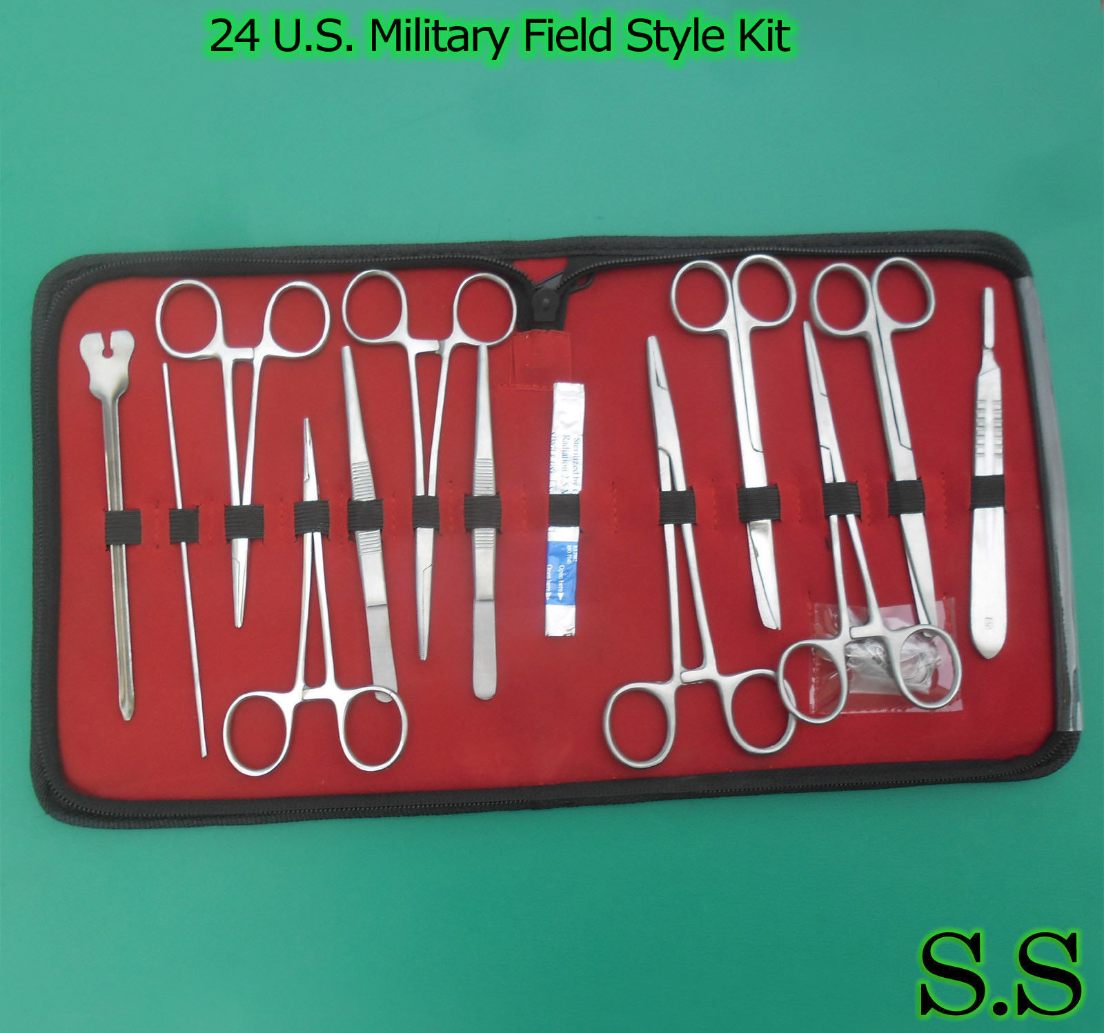 24 U.S. Military Style Field Medic Instrument Kit-DS-888 | eBay