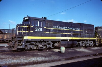 SCL 329 U18B CHARLESTON SC (SEABOARD COAST LINE) ORIGINAL SLIDE 11-26 ...