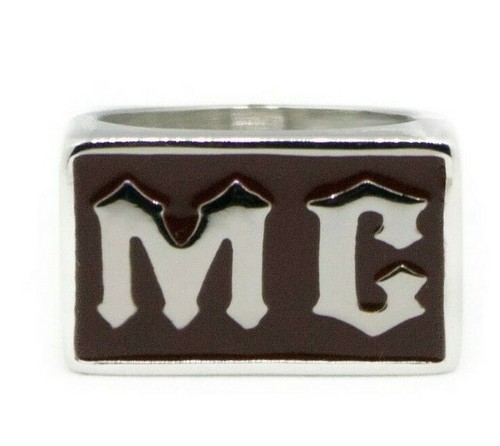 MC Brown Motorcycle Club Biker Ring Sz 7,8,9,10,11,12,13,14,15 | eBay