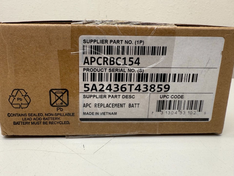 APC Replacement Battery Cartridge APCRBC154 731304331025| eBay
