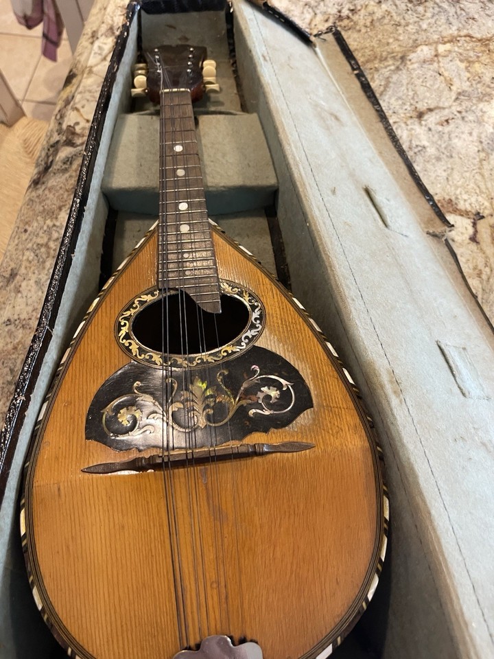 Early 1900s eight string mandolin – bow back | eBay