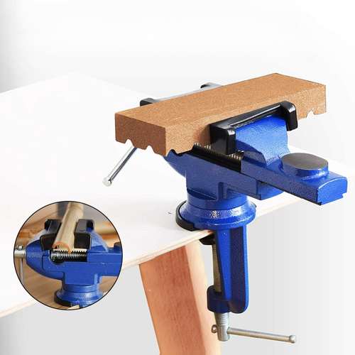 Rotating Table Vise Clamp Heavy Duty 360 Degree for Woodworking and ...