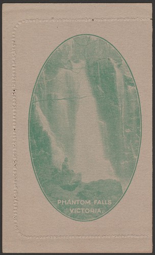 AUSTRALIA Lettercard 1923 KGV 1½d, view Phantom Falls Victoria. ACSC ...