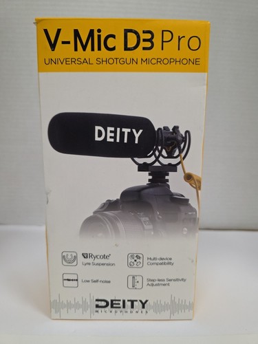 Deity V-Mic D3 Pro Super-Cardioid Directional Shotgun Microphone with Shockmount | eBay