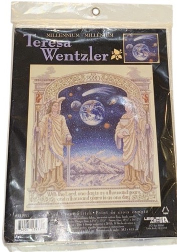 Teresa Wentzler MILLENIUM Angels Counted Cross Stitch Kit Leisure Arts ...