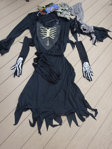 KMart Totally Ghoul Reaper Costume Adult Men XL Extra Large Halloween ...