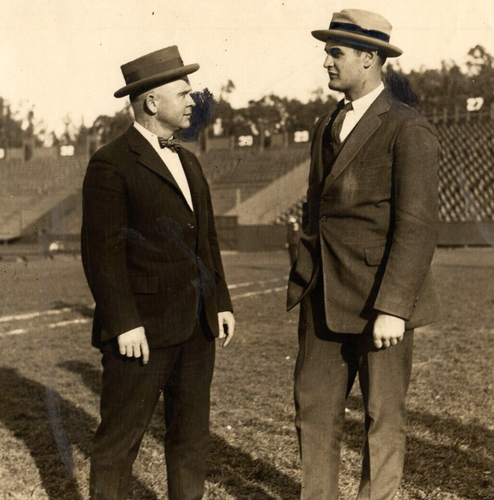 1923 DWIGHT MOODY GOLDIE GRIFFITH BAKERSFIELD CA COACH FOOTBALL Press ...