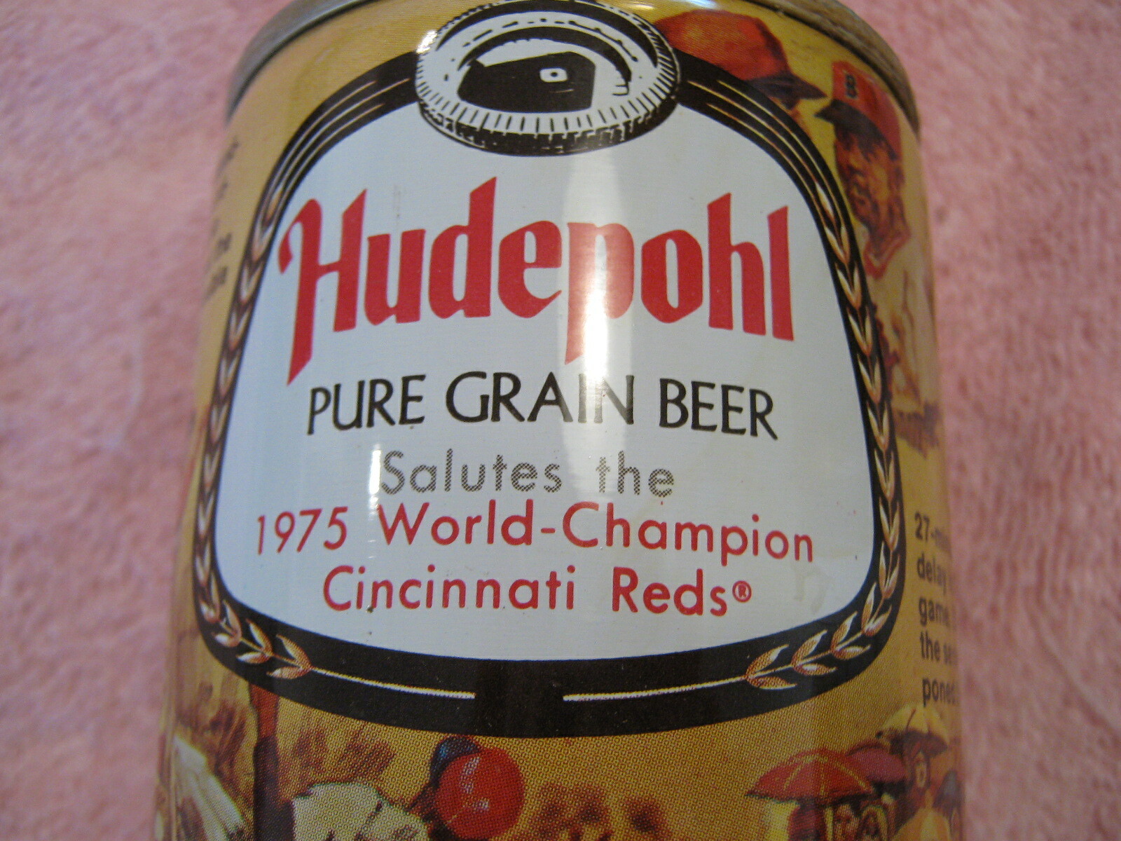 Hudepohl Beer Can, 1975 Cincinnati Reds Championship. | eBay