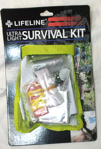LIFELINE Ultra Light Survival Kit 29 Pieces Green 72613 () for sale ...